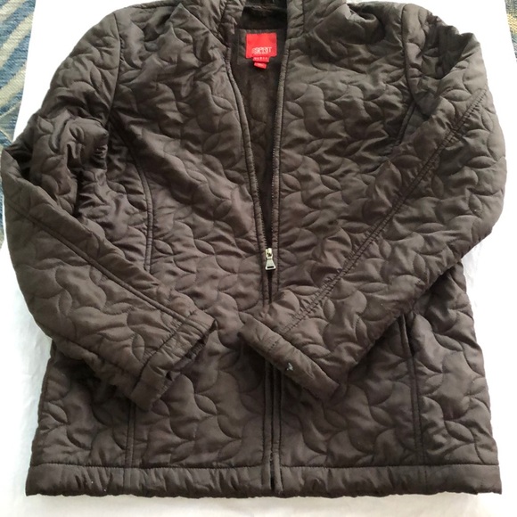 Esprit | Jackets & Coats | Esprit Chocolate Quilted Jacket | Poshmark